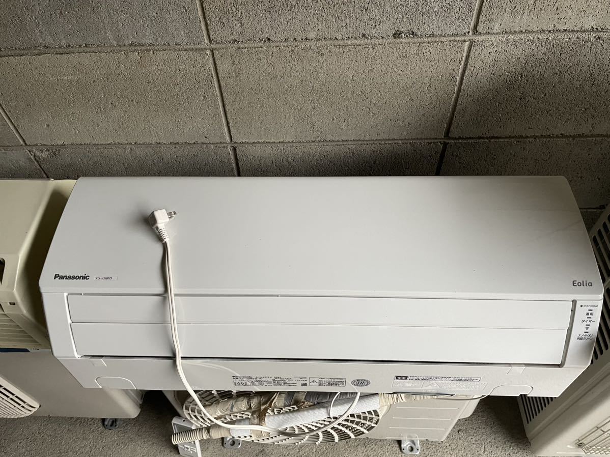 Panasonic CS-J280D パナソニック Eolia エオリア ナノイーX 無線LAN内蔵 ルームエアコン 2.8kW 約10畳用 2020年製 品(12畳未満)｜売買された ...