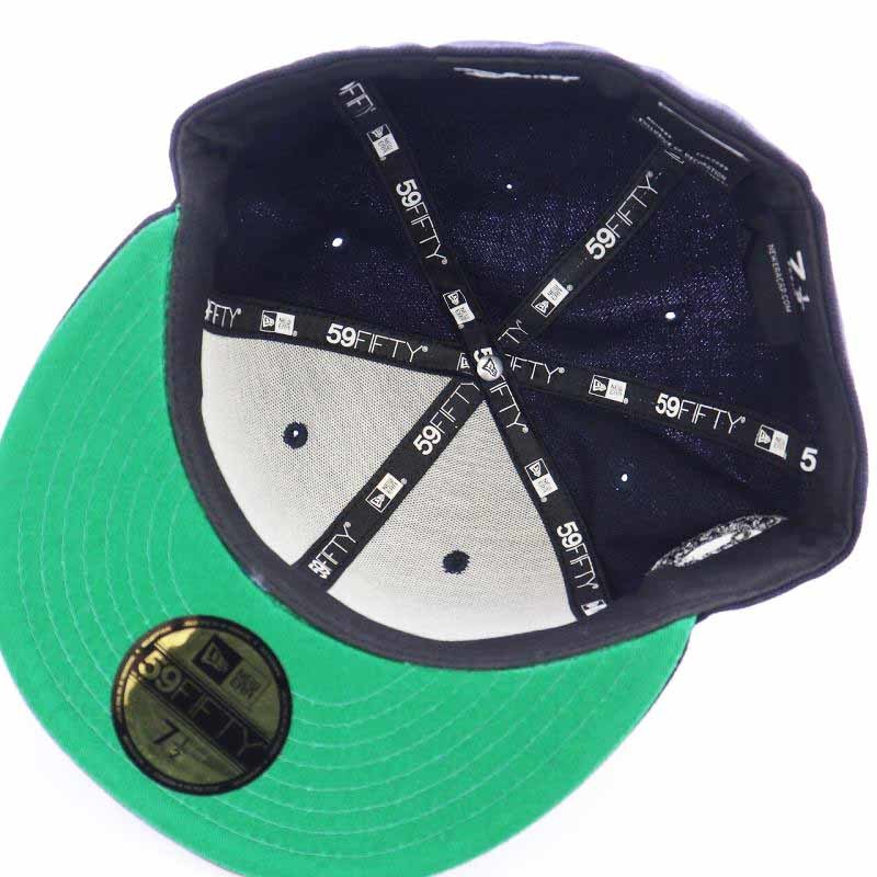 ニューエラ NEW ERA キャップ 野球帽 帽子 刺繍 ウール ディズニー ミッキーマウス 7 1/2 59.6cm 黒 ブラック ...