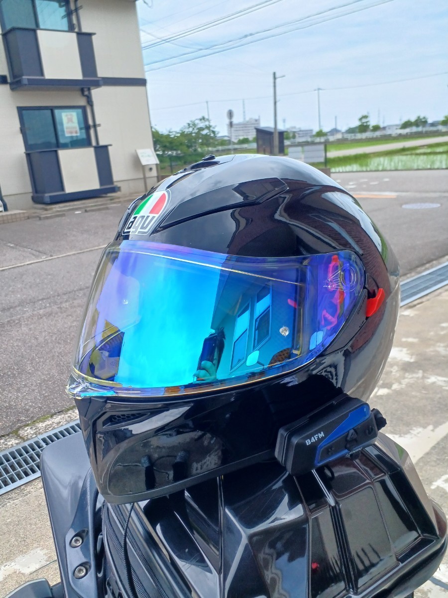 agv REVO加工 フルフェイス ヘルメット k1 k3sv k5 s compact st REVO ピンロック シールド バイザー ブルー 視界良好 明るい(シールド)｜売買された ...
