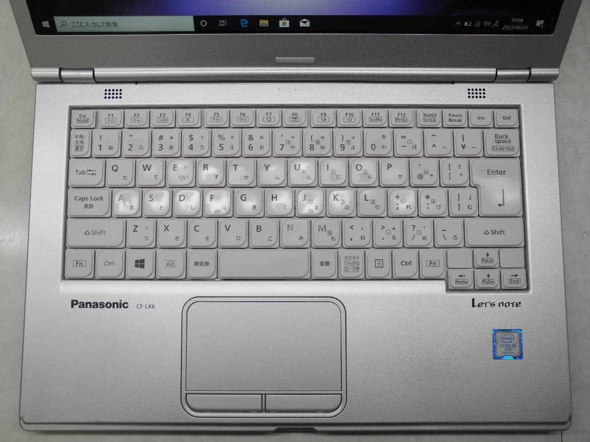 第7世代 高解像度1920×1080 累積7540 CF-LX6RDPVS Core i5 2.40GHz/8GB/SSD256GB/無線/カメラ/Office/Windows 10 DtoD ...