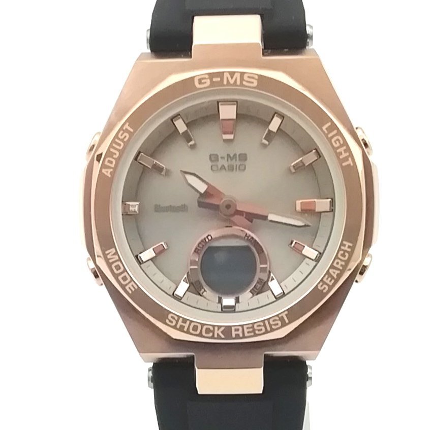 5622 / CASIO カシオ 腕時計 BABY-G G-MS Bluetooth ソーラー MSG-B100G-1AJF レディース ブラック×ピンクゴールド(Baby-G)｜売買された ...