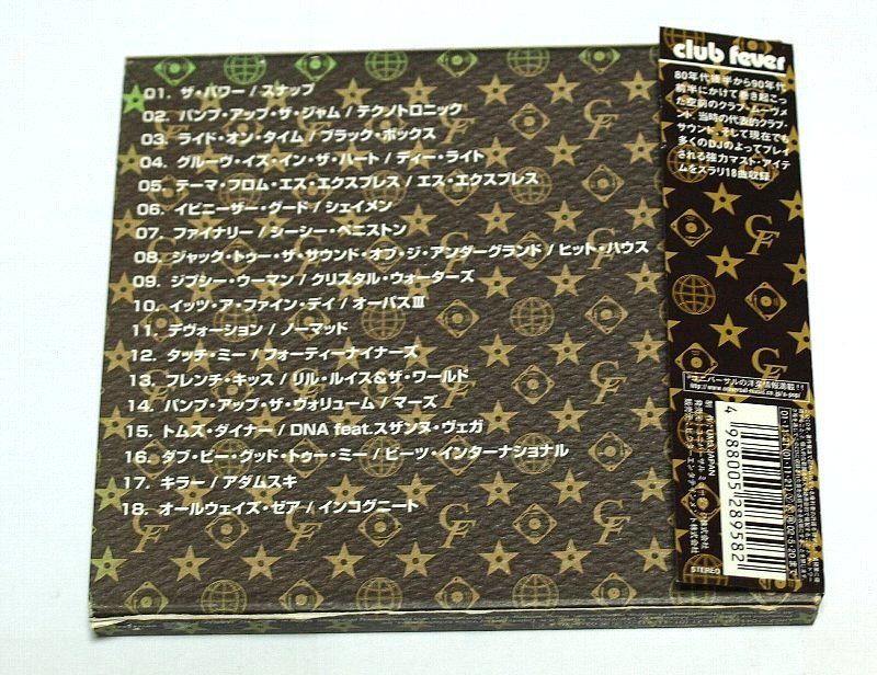 CLUB FEVER / CD Ce Ce Peniston Incognito Technotronic Crystal Waters DNA The Shamen Snap S ...