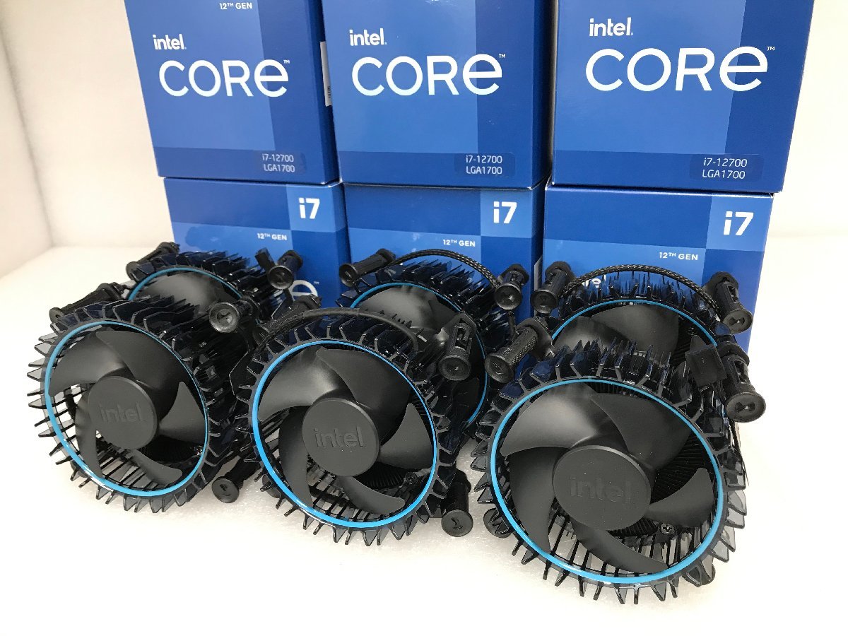 パソコン 6個セット CPUクーラー Intel Core i7-12700向け純正CPUクーラー Laminar RM1 Cooler ...