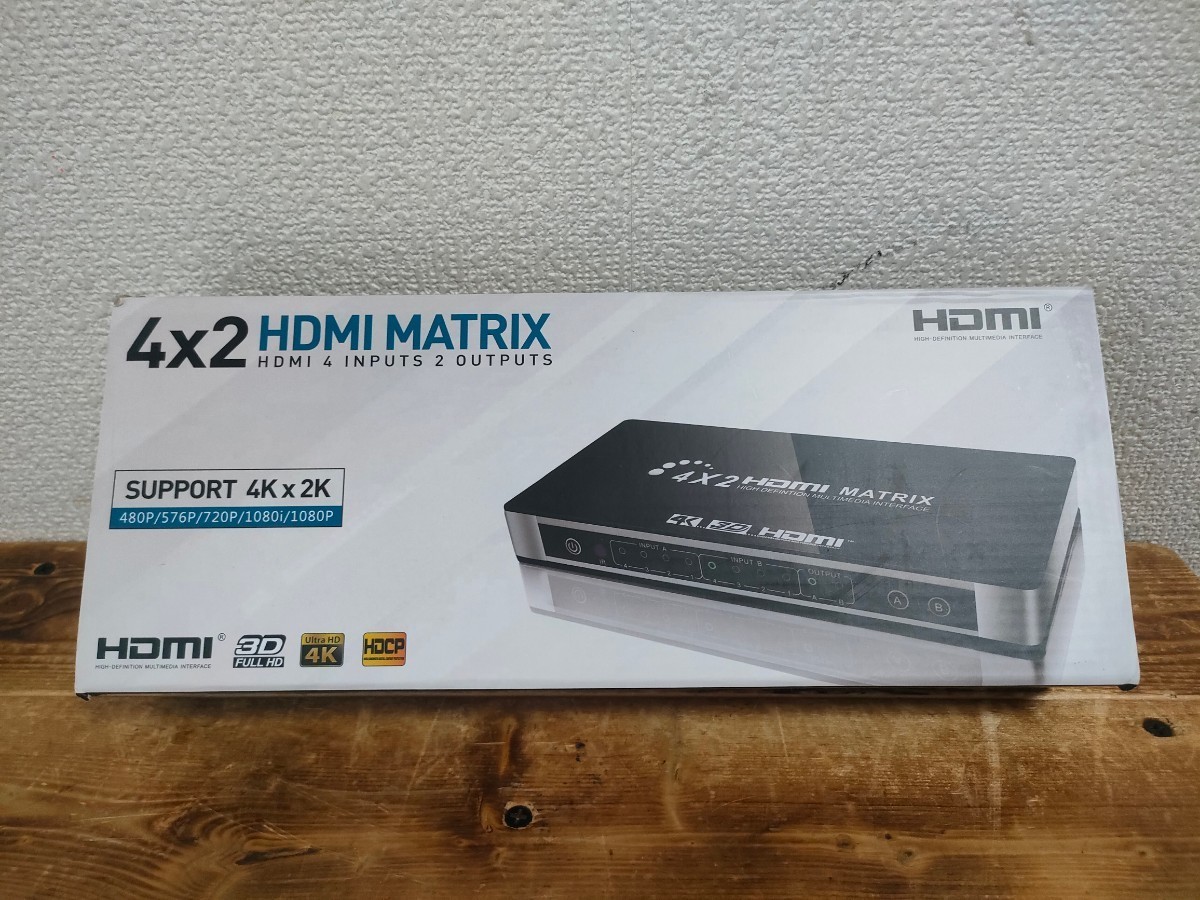 奈良県発 4×2 HDMI MATRIX HDMI 4 INPUTS 2 OUTPUTS HDMI切替器 プレステ4に使用してました(その他 ...