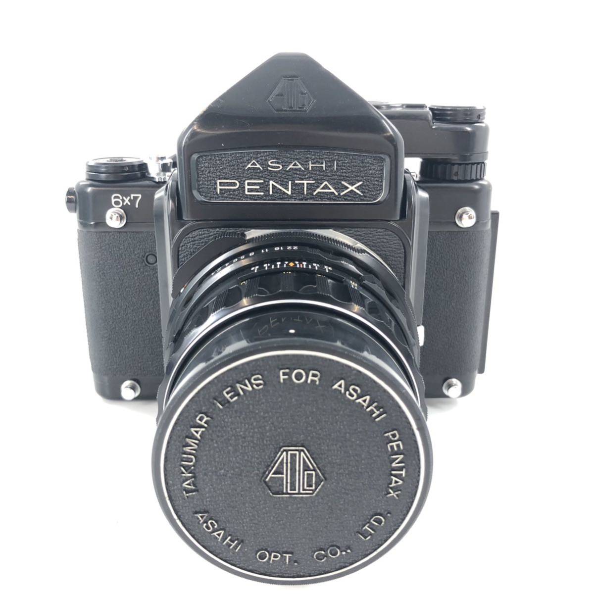 ASAHI PENTAX 6×7 KA-700 アサヒ ペンタックス TAKUMAR 1:2.4/105 5434354 レンズフィルムカメラ ...