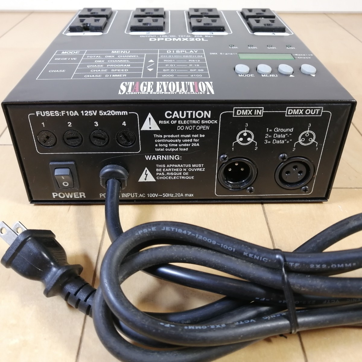 STAGE EVOLUTION 調光ユニット DPDMX20L ブラック ステージ照明 舞台照明(その他)｜売買されたオークション情報、yahooの商品情報をアーカイブ公開 - オークファン ...