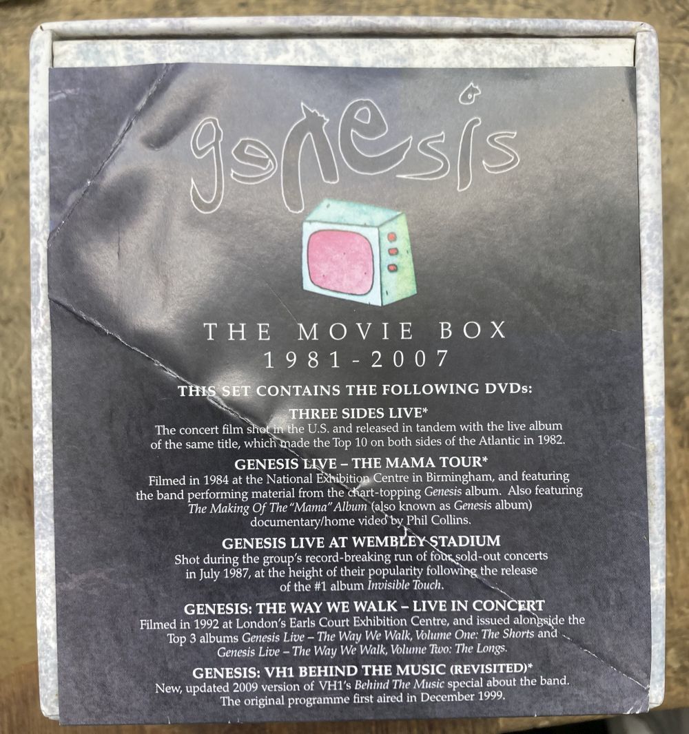 GENESIS／THE MOVIE BOX 1981-2007 DVD 5枚組 限定盤 ジェネシス ムーヴィー ボックス R2 521758 ...