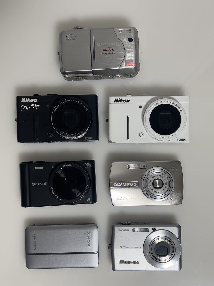 Nikon COOLPIX P310 / CASIO EX-Z500 / OLYMPUS X-2 U-710 / SONY DSC-TX66 ...