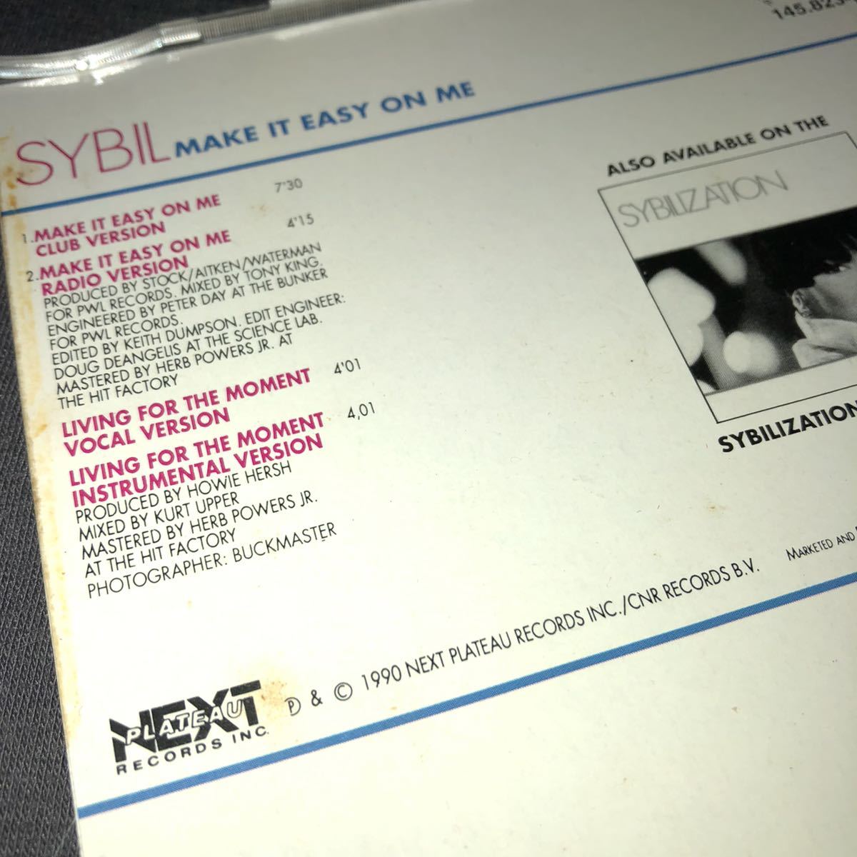 SYBIL / Make It Easy On Me 輸入盤 Maxi CD BITE 145.823-3 PWL Stock Aitken ...