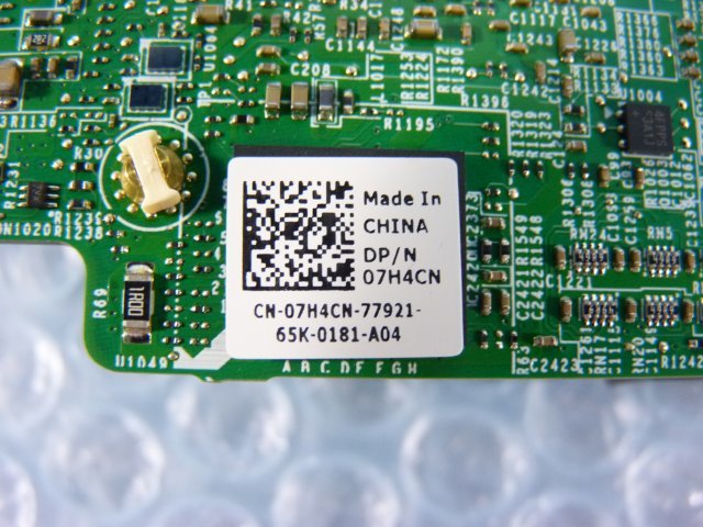 1ONS // デル PERC H730P Mini 07H4CN 7H4CN 12Gb RAID Controller コネクタ部ブラス ...