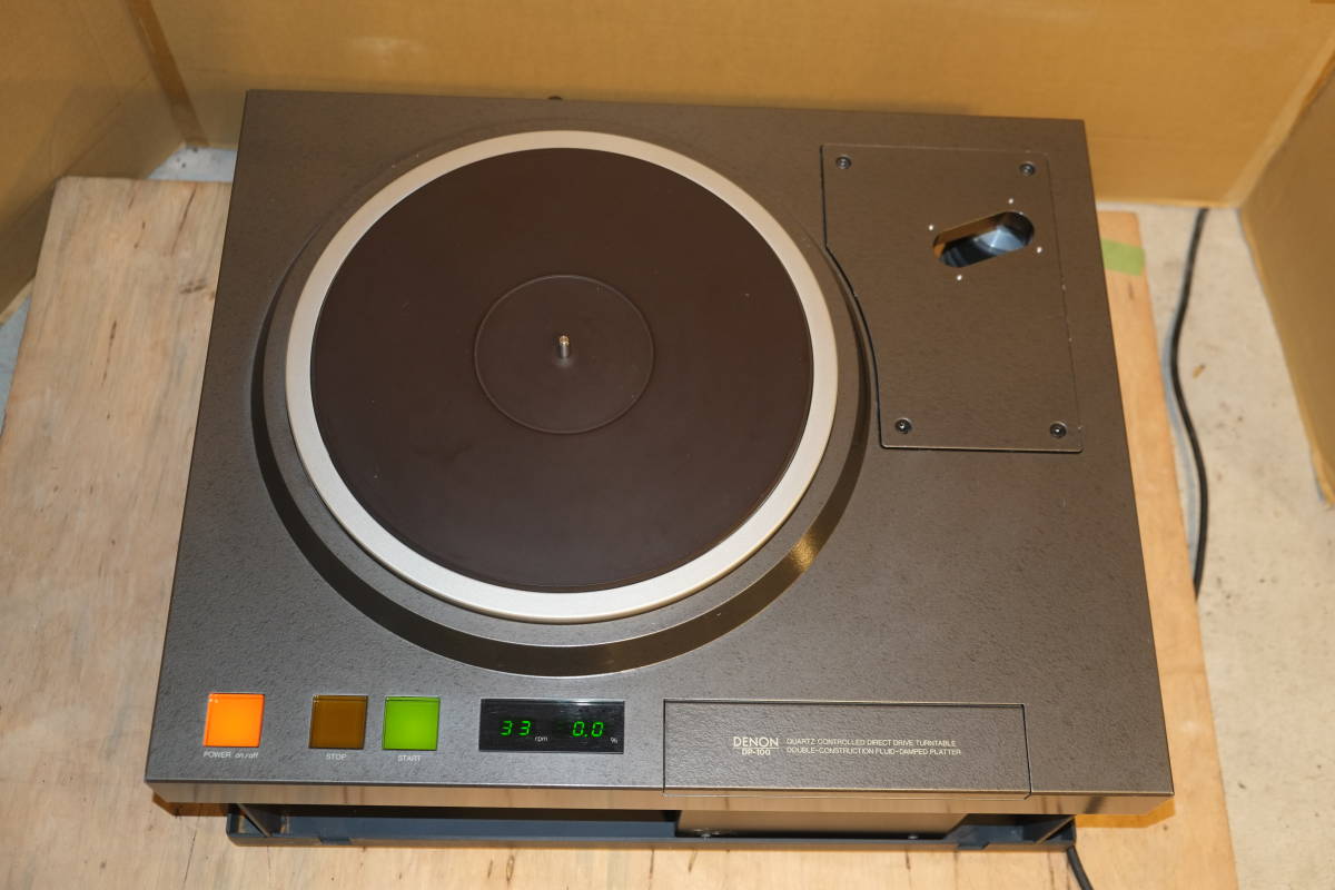 DENON DP-100 完動品(デノン)｜売買されたオークション情報、yahooの商品情報をアーカイブ公開 - オークファン（aucfan.com）