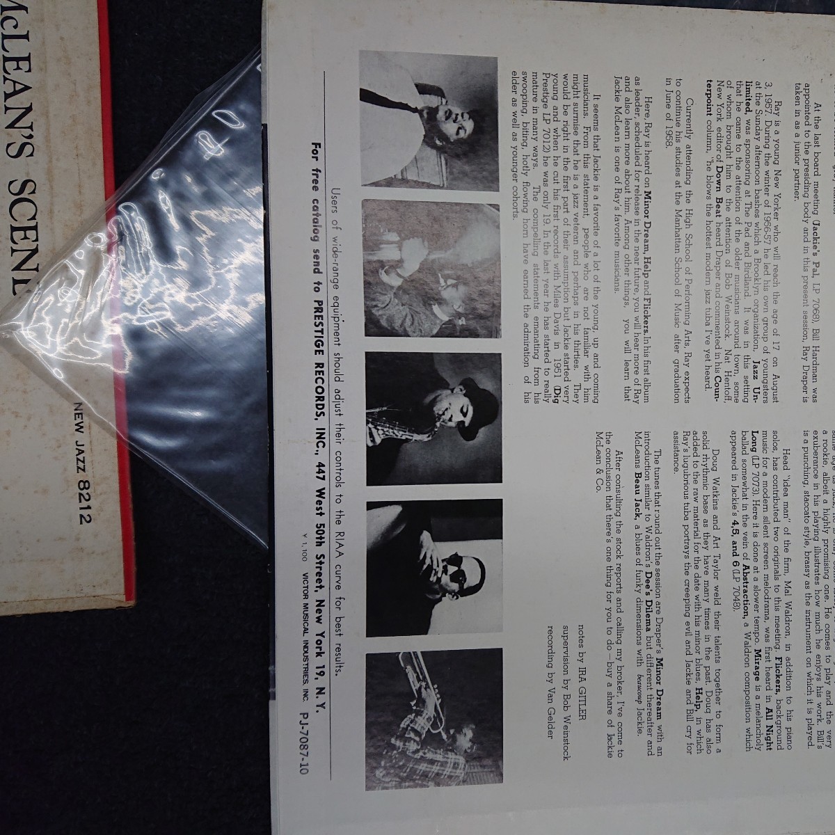 ジャズ レコード3枚 まとめて JACKIE MCLEAN/SWING SWANG SWINGIN/BLUE NOTE BST84024 NEW JAZ 8212 INTRODUCTION ...