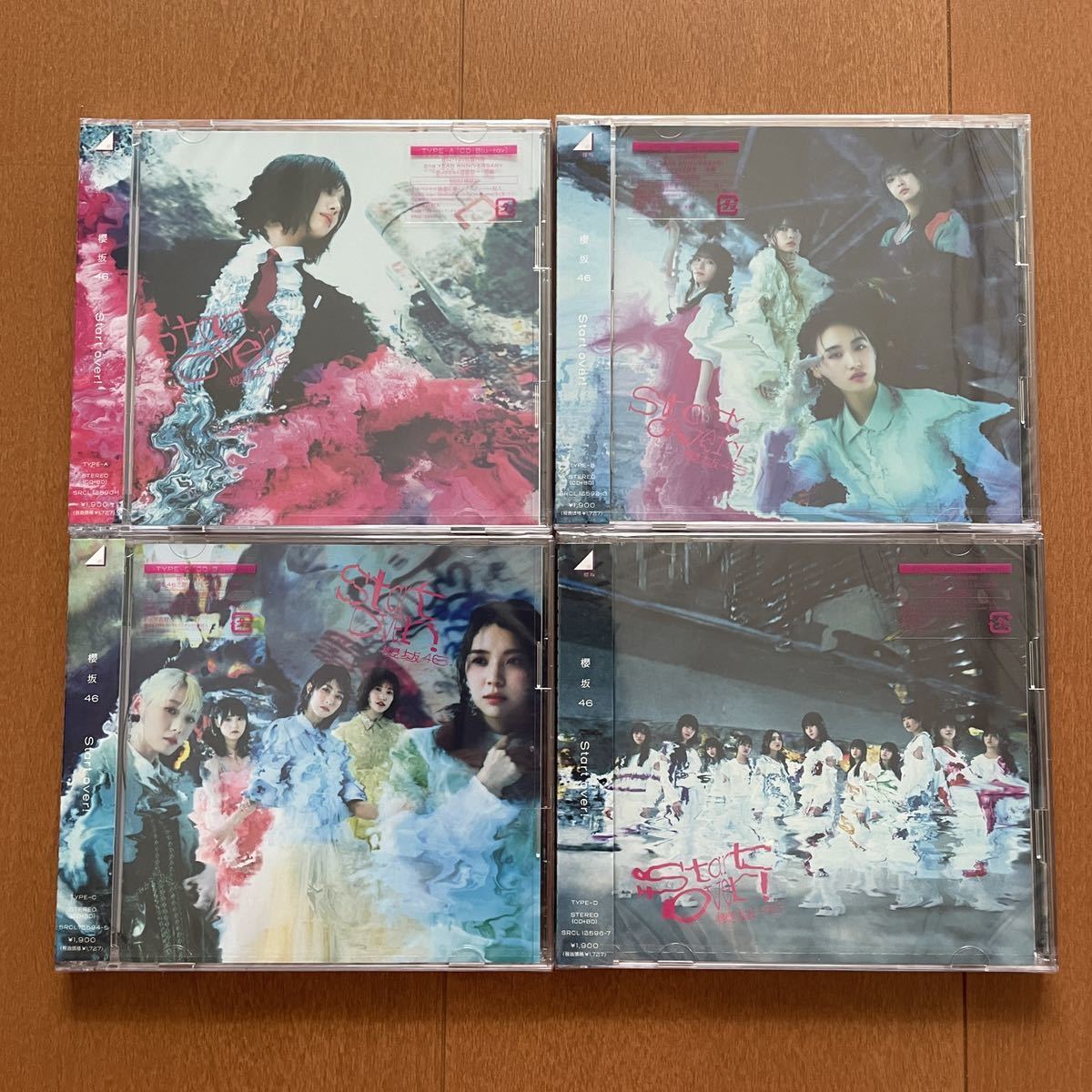 櫻坂46 6thシングル Start over 初回限定盤Type-ABCD CD+Blu-ray 4枚セット 未再生 帯シュリンク付(その他)｜売買されたオークション情報、yahooの商品 ...