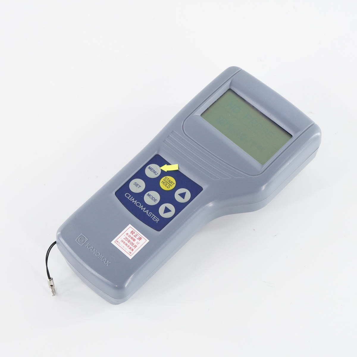 DW 8日保証 09/2019CAL 6542-A 6542 KANOMAX 6542-21 カノマックス CLIMOMASTER 風速計 クリモマスター ACアダプター 取 ...