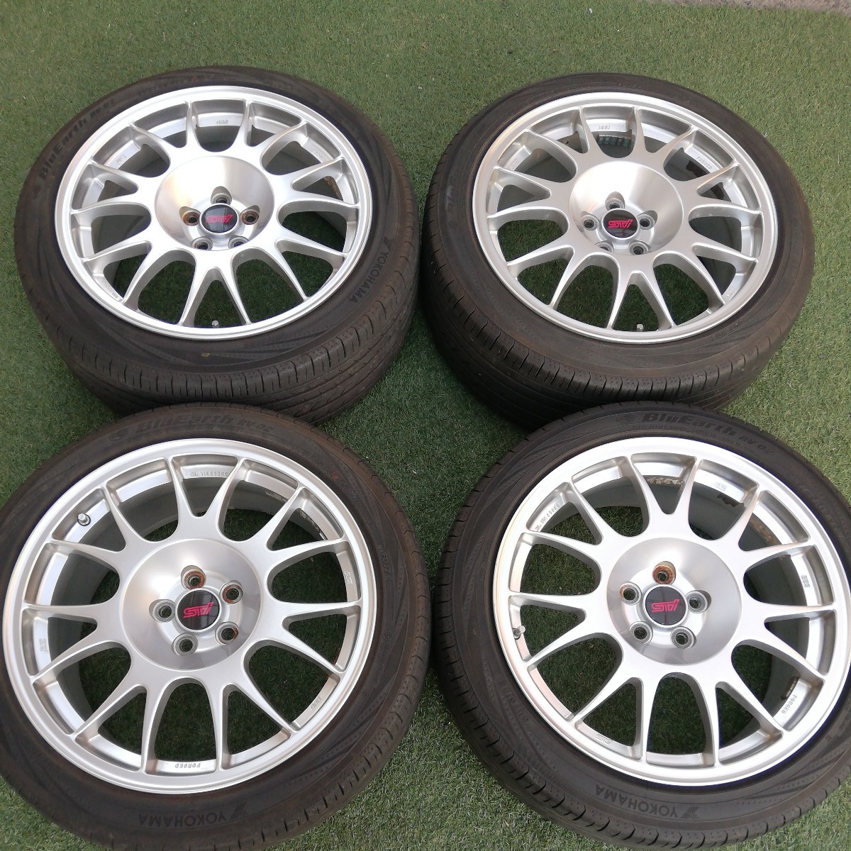 BBS sti RG505 18インチ 8J+53 5穴 PCD100 4本セット 状態良好(ラジアルタイヤ)｜売買されたオークション情報 ...
