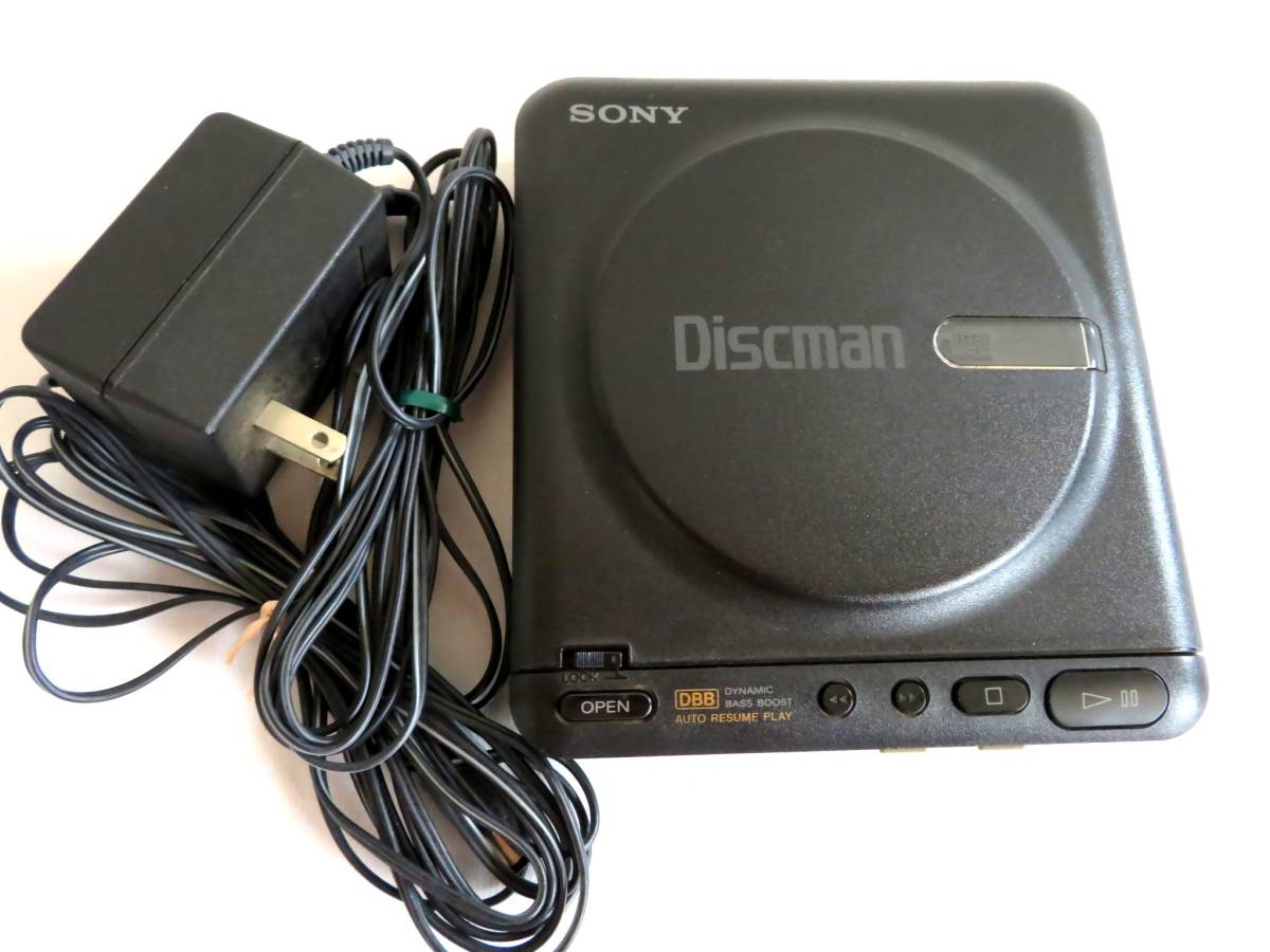 行董 SONY DISKMAN D-22 ポータブル CDプレイヤー コンパクトディスク ブラック ソニー ディスクマン AF750ZZG34 ...