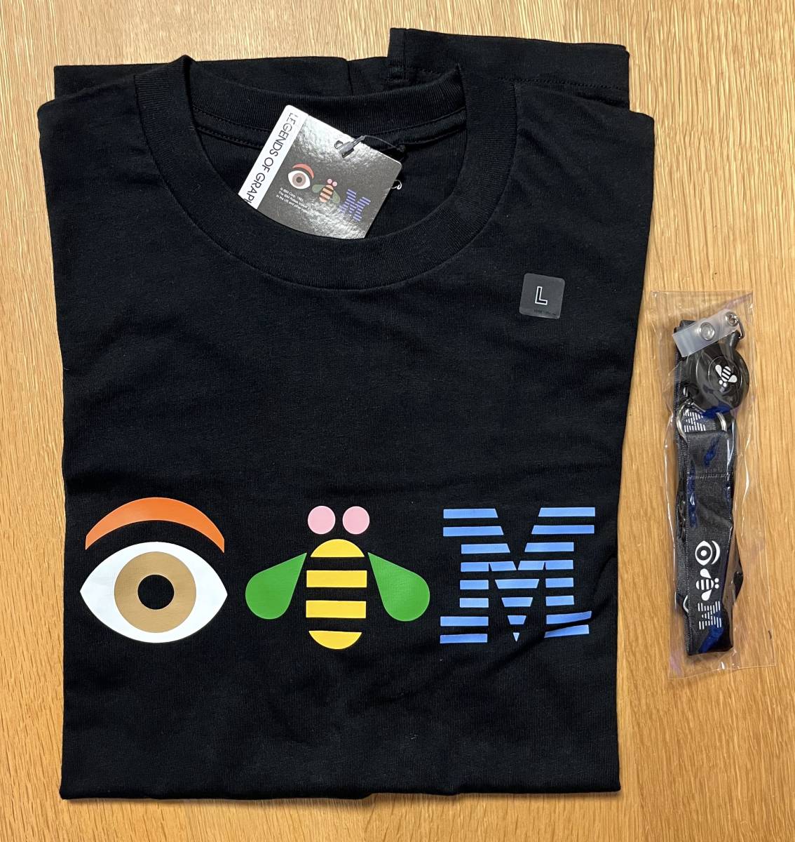 The IBM Rebus Logo ネックストラップ ＋ Tシャツ / グッズ ノベルティ ポール ランド PAUL RAND / Eye ...