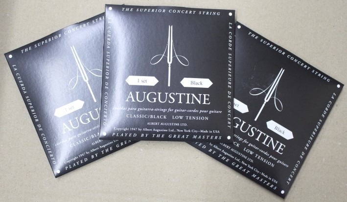 AUGUSTINE オーガスチン / CLASSIC BLACK クラシックギター弦 クラシック ブラック 3SET(オーガスチン)｜売買されたオークション情報、yahooの商品情報を ...