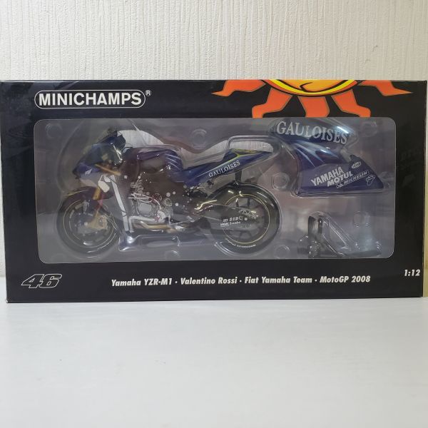 WK42 送80 1円 MINICHAMPS 1/12 YAMAHA YZR-M1 Valentino Rossi Fiat Yamaha ...