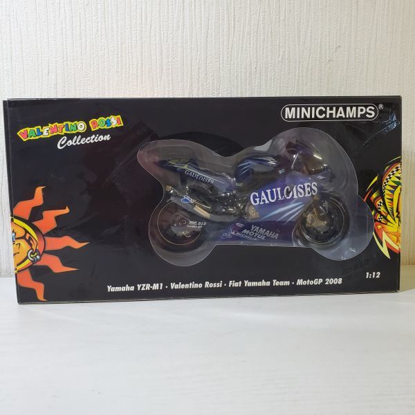 WK42 送80 1円 MINICHAMPS 1/12 YAMAHA YZR-M1 Valentino Rossi Fiat Yamaha ...