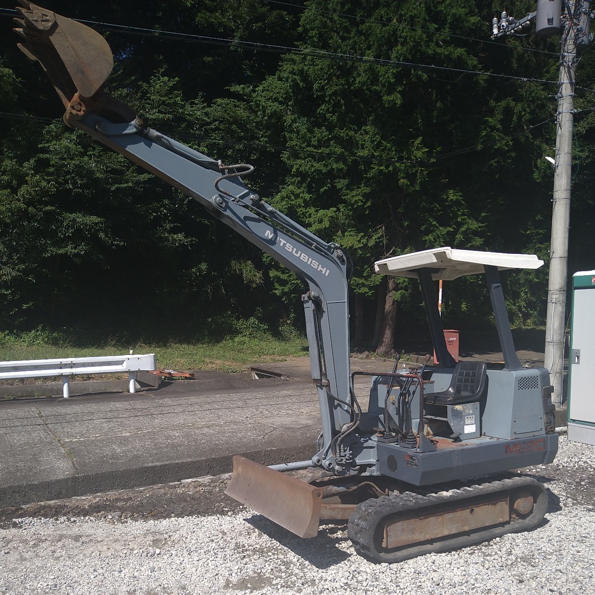 三菱 ミツビシ ME20 油圧ショベル ユンボ バックホー(建設機械、重機)｜売買されたオークション情報、yahooの商品情報をアーカイブ公開 ...