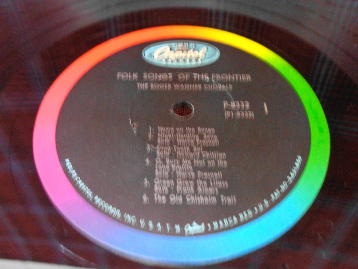L#3859 LP ロジェー ワーグナー合唱団 アメリカ開拓者の歌 ROGER WAGNER CHORALE Folk Songs Of The Frontier Capitol ...
