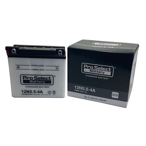 ProSelect プロセレクト バイク 12N5.5-4A スタンダードバッテリー 液別 11068174 開放型バッテリー(バッテリー ...