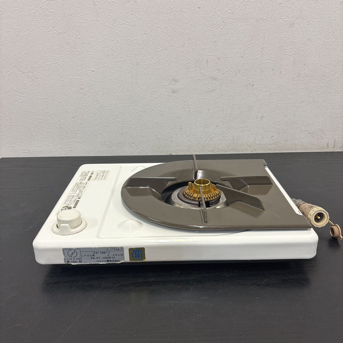 b Palomガスコンロ PA-100-1 LPガス 一口ガスコンロ パロマガステーブル(ガステーブル)｜売買されたオークション情報、yahooの商品情報をアーカイブ公開 - オークファン ...