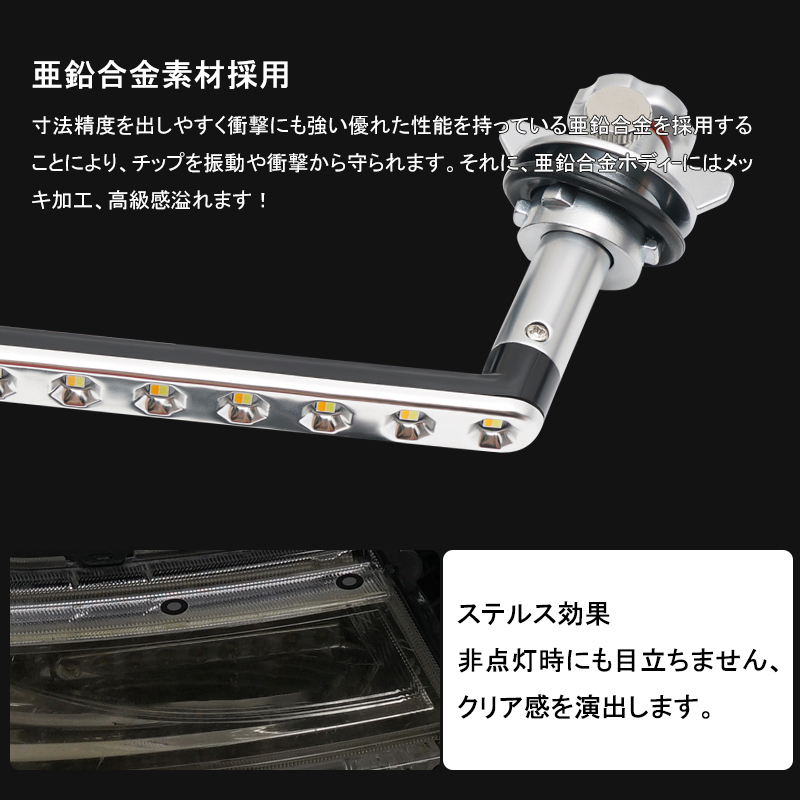 日産専用 エルグランド E52 後期専用 LED シーケンシャル ウインカー バルブ 流れる ウインカー ウイポジ 機能付き ハイフラ防止 Y464(ウィンカー、サイドマーカー)｜売買された ...