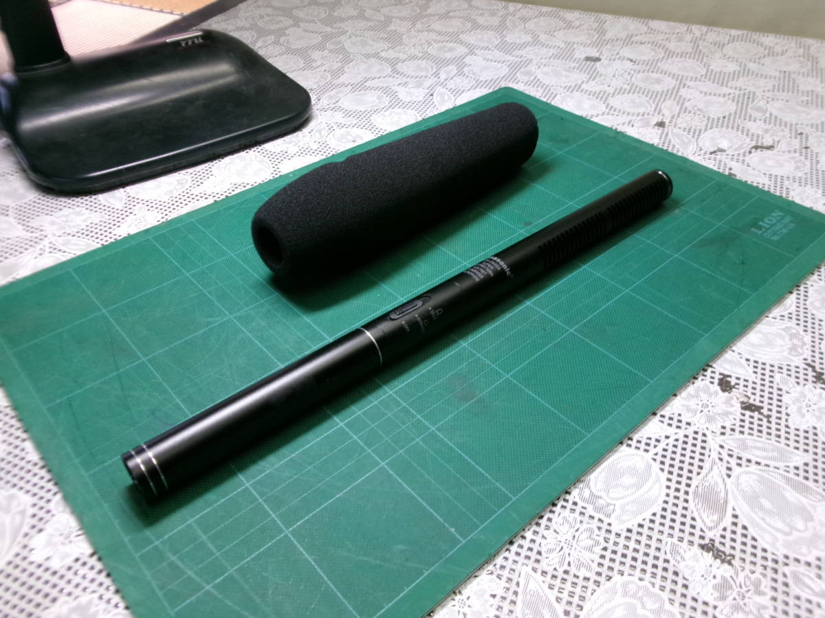 MIC-08 ガンマイク EM-2800A Panasonic パチモン super unidirectoinal electret ...