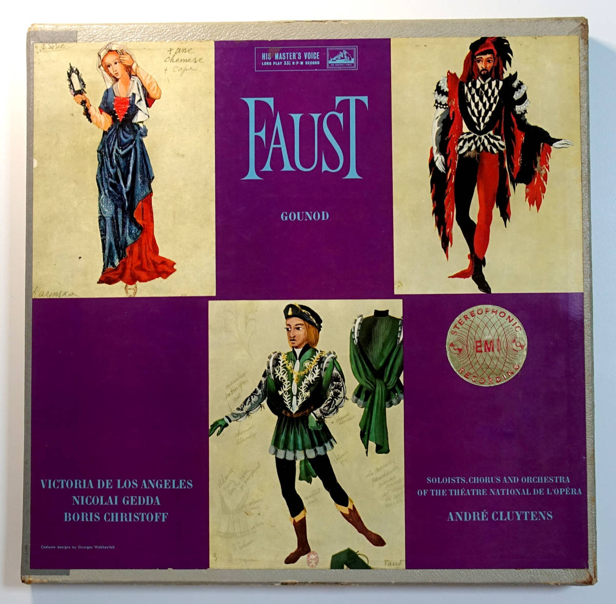 極美 英HMV ASD 307-10 グノー ファウスト クリュイタンス(オペラ)｜売買されたオークション情報、yahooの商品情報をアーカイブ公開 - オークファン（aucfan.com）