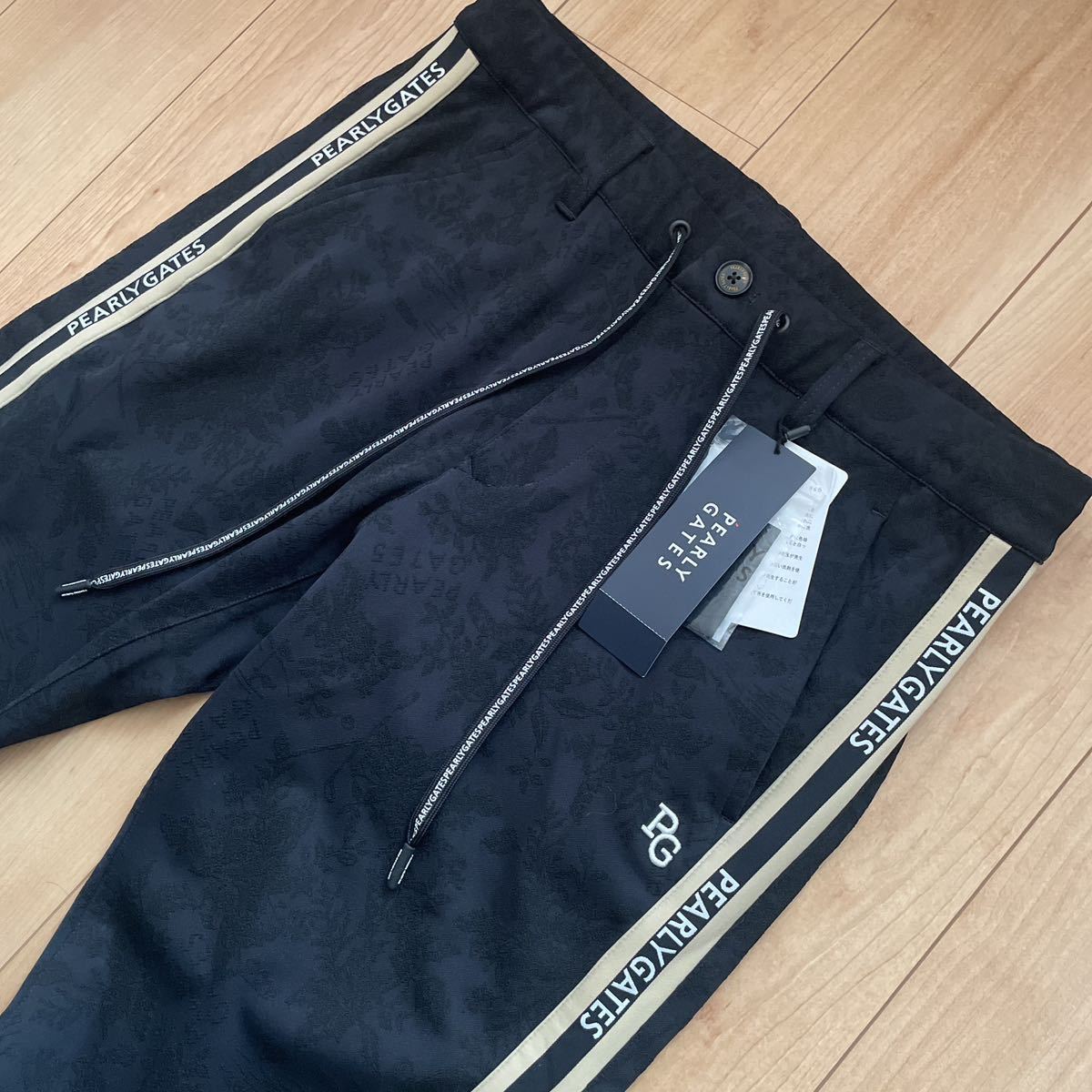 5 Lサイズ/ 定価36300円/PEARLY GATES パーリーゲ/メンズ/秋冬/”HANAGARA” ジャガードストレッチパンツ ...