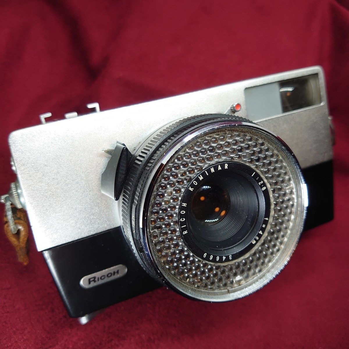 A96 シャッターOK RICOH AUTO 35 V レンズ固定式フィルムカメラ リコー オート KOMINAR LENS F:2.8 ...