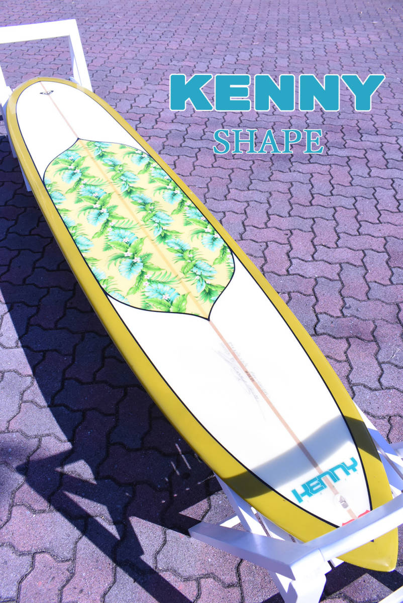 KENNY SHAPE/ケニーシェイプ/サーフボード/ラウンドテール/Kenny Surfboard/ミッドレングス/現状品/TKY882(8.0フィート～)｜売買されたオークション情報 ...