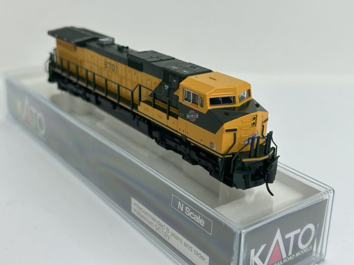 シカゴ &ノースウェスタンダイナミックデュオ 8701 動作 ライト点灯確認 単品KATO 106-2451 C44-9W Chicago ...