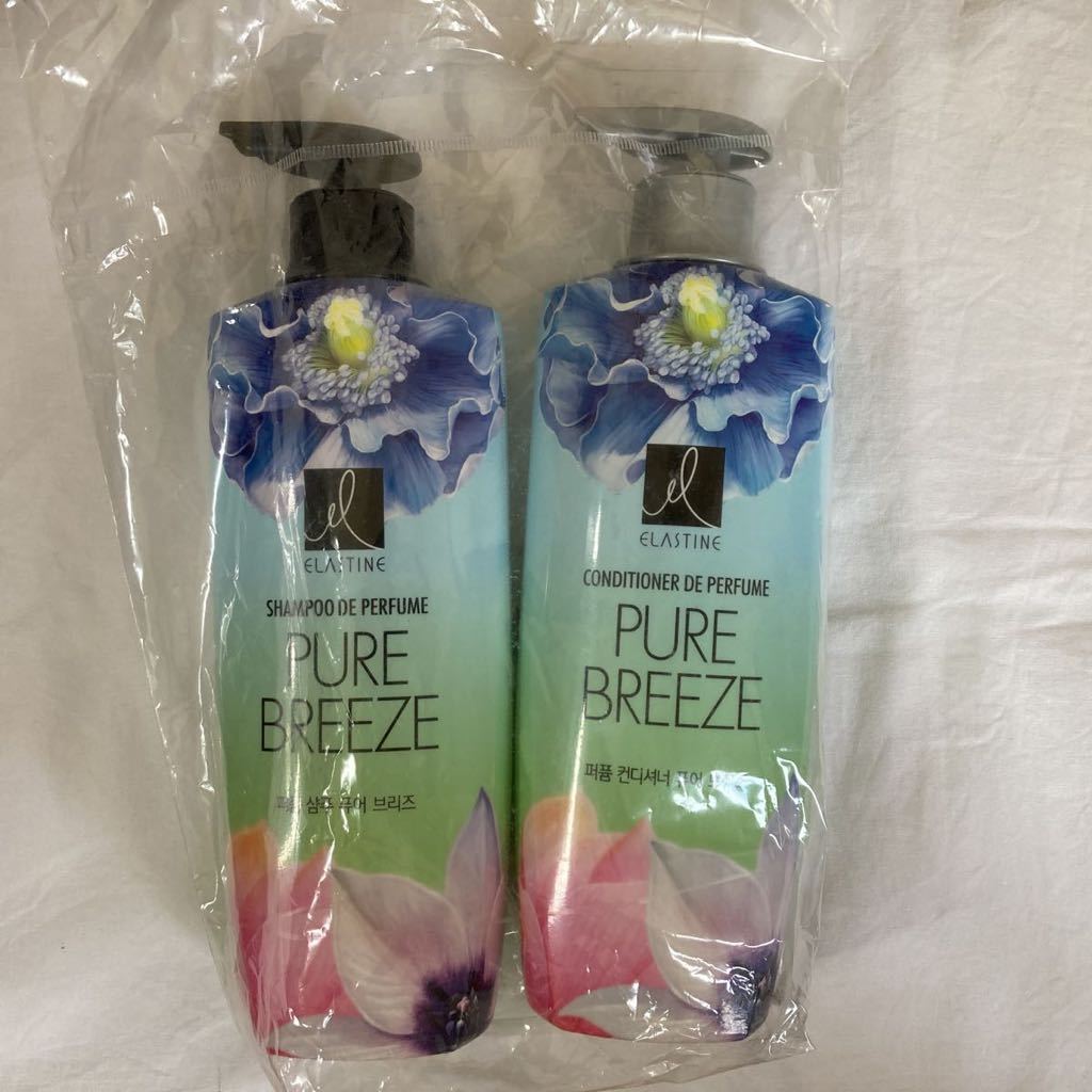 エラスティン ELASTINE 韓国 パフューム シャンプー&コンディショナー ピュアブリーズ PURE BREEZE 各600ml 品(その他)｜売買されたオークション情報、yahooの商品 ...