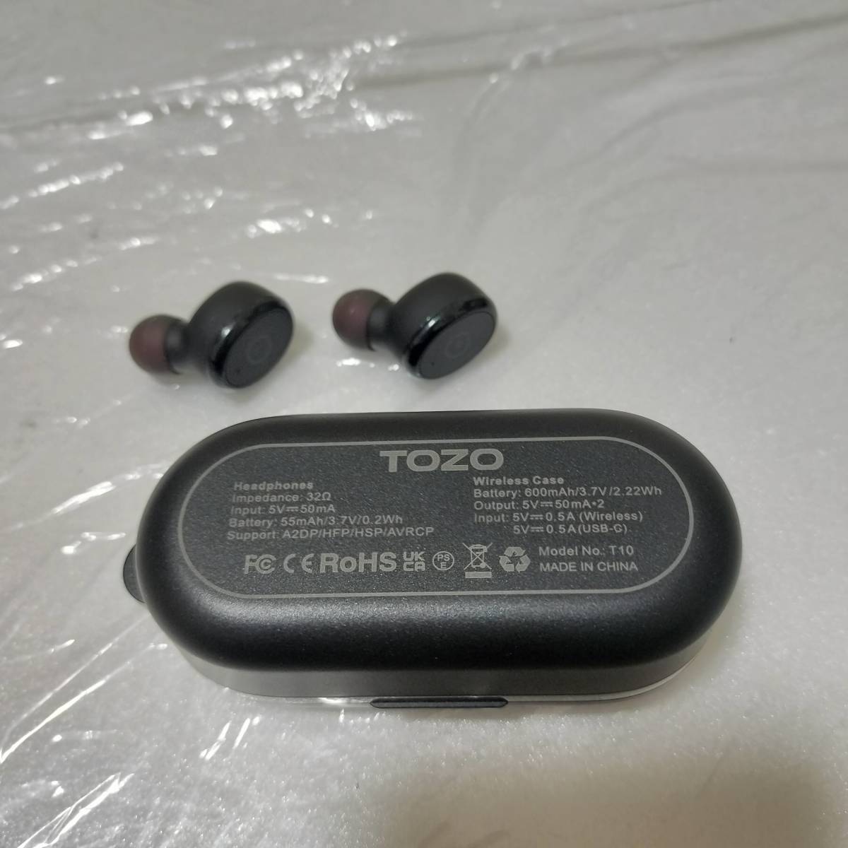 1円オークション TOZO T10 Bluetooth ワイヤレスイヤホン Bluetooth5.3 IPX8完全防水 充電ケース付き 自動ペアリング TS01A000892(その他)｜売買さ ...