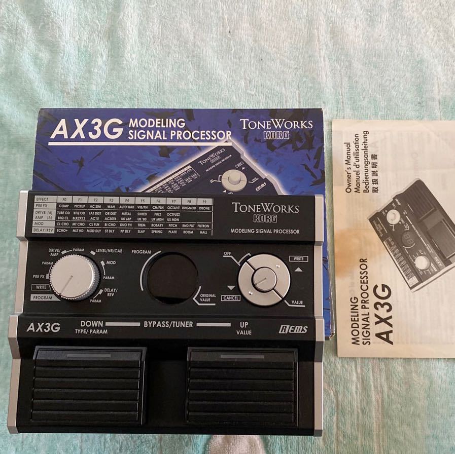 KORG TONE WORKS AX 3G modeling single processor コルグ トーンワークス(マルチエフェクター ...