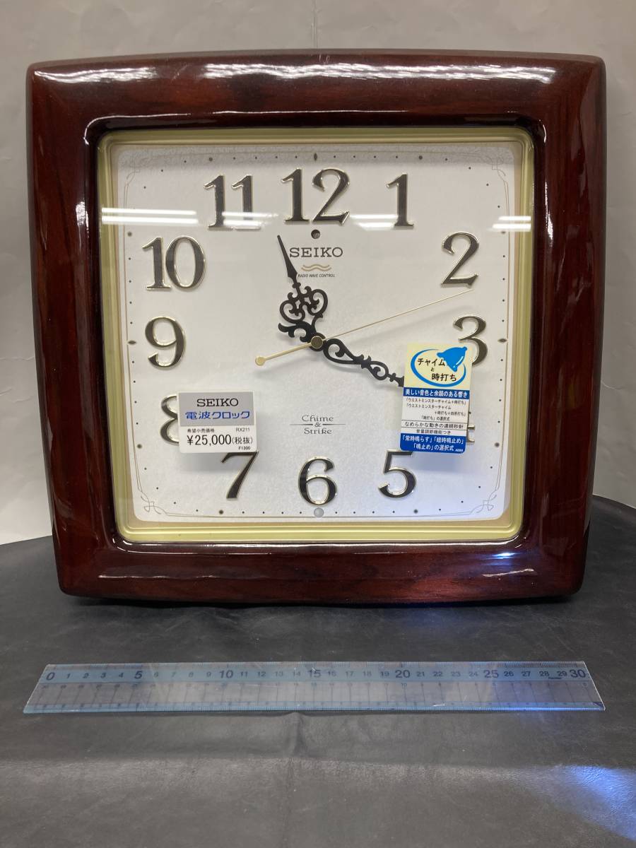 SEIKOセイコー掛時計 RX211B 電波クロック 13699-21管理番号(アナログ)｜売買されたオークション情報、yahooの商品情報を ...