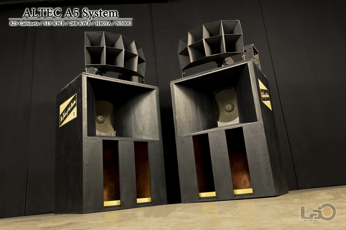 ALTEC アルテック A5 515/288/H805A/N500C 米松合板/最初期RWBユニット/H805Aタール フィルド ホーン ペア(アルテック)｜売買されたオークション情報 ...