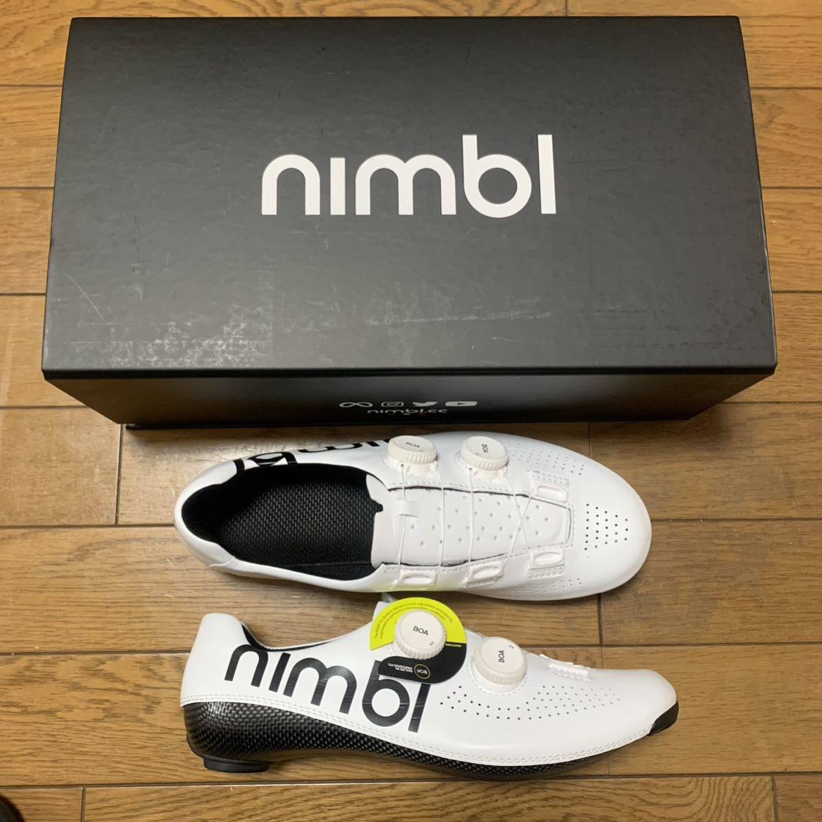 Nimbl ULTIMATE PRO EDITION ニンバル シューズ 42 ロードバイク ビンディング シューズ bont rc9 ...