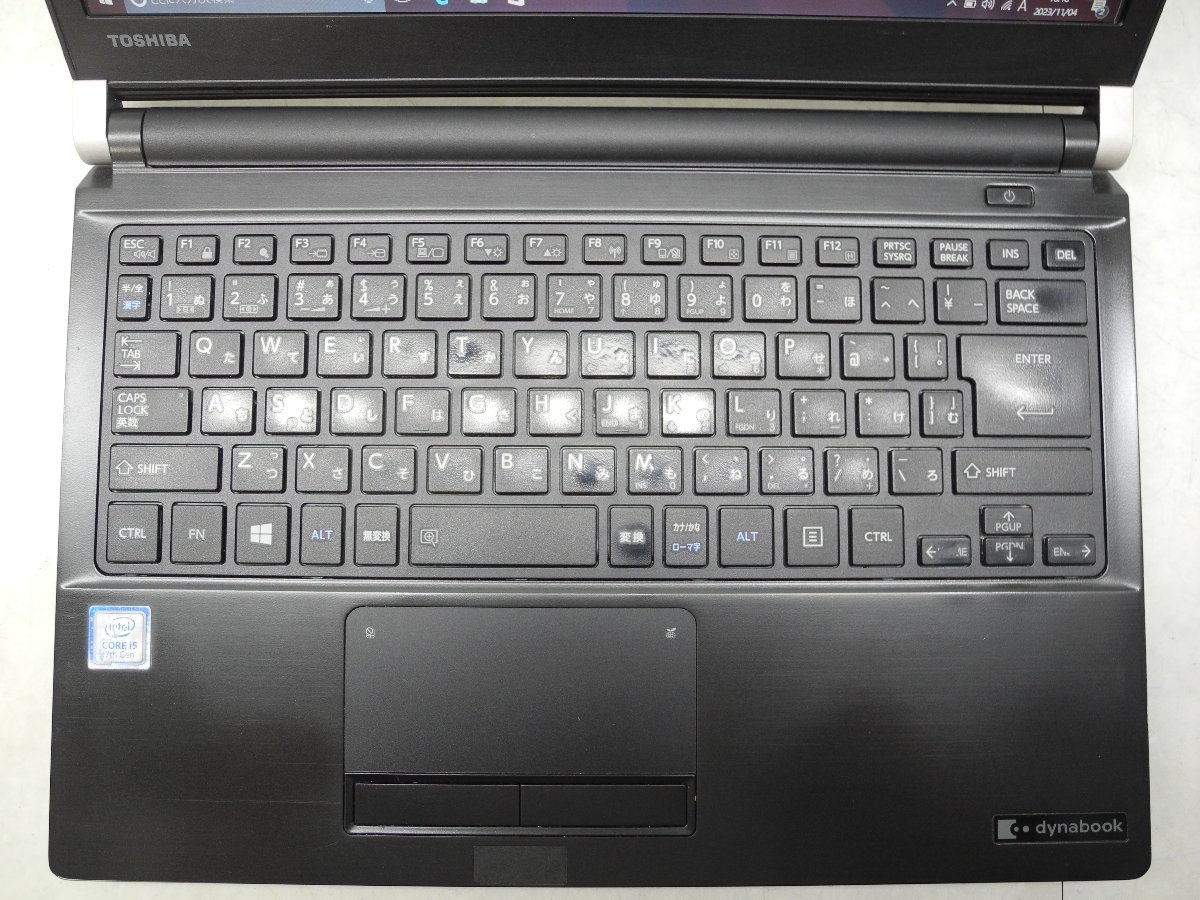 第7世代 東芝 dynabook R73/M Core i5 2.50GHz/8GB/SSD256GB/無線/Bluetooth/カメラ ...