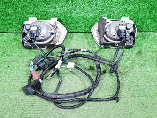 アクティ HA8 HA9 フォグランプ 左右セット NH700M アラバスターシルバーメタリック ハーネス リレー スイッチ ベゼル付(ホンダ ...