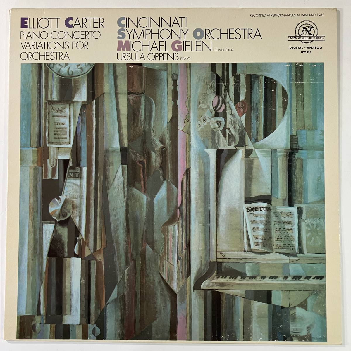 長岡鉄男 推薦レーベル 米NEW WORLD NW347 ELLIOTT CARTER /M ギーレン指揮シンシナティ響アーシュラ オッペンス ピアノ協奏曲(その他)｜売買されたオークション ...