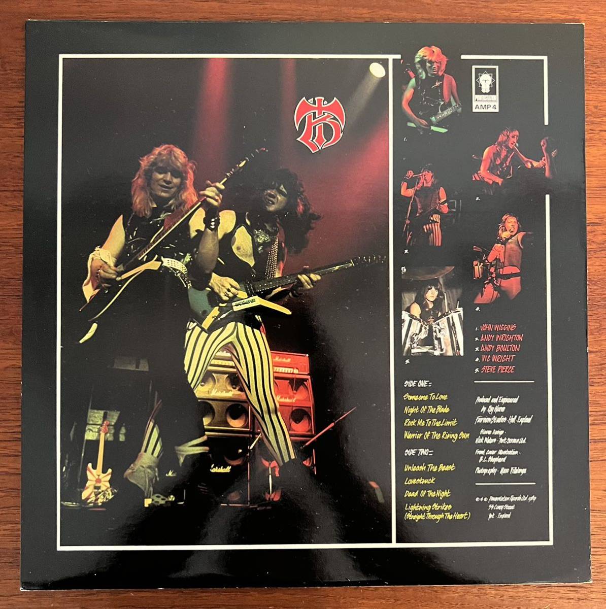 Tokyo Blade Night Of The Blade LP Iron Maiden Motorhead Saxon Def ...