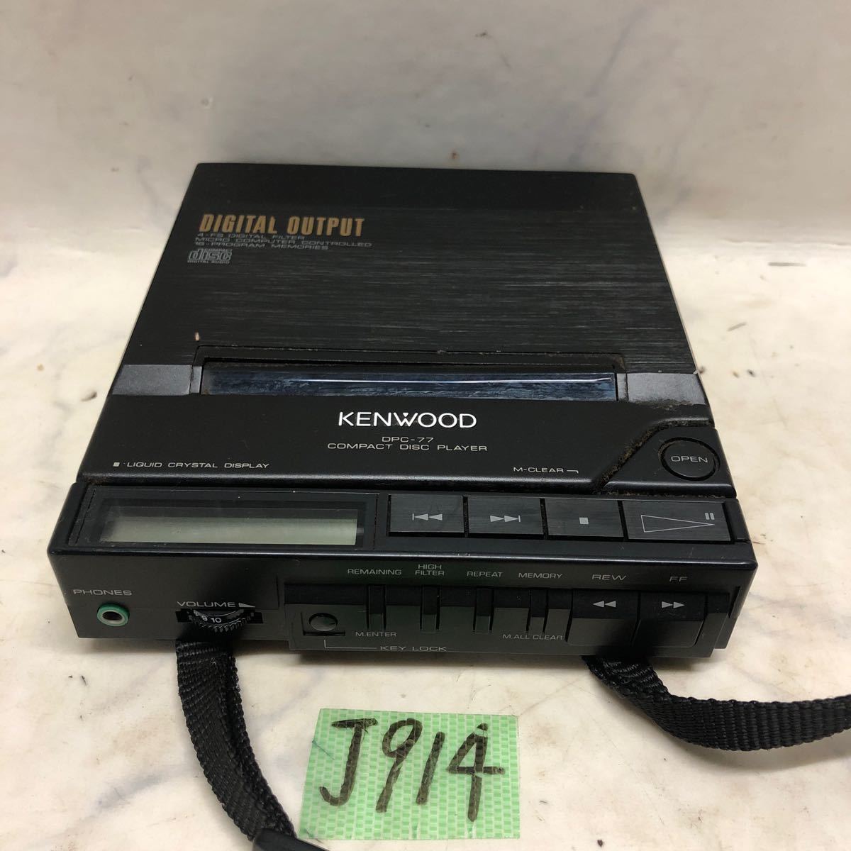 J914 KENWOOD DPC-77 ケンウッドポータブルCDプレーヤー 送料520円(CDプレーヤー)｜売買されたオークション情報 ...