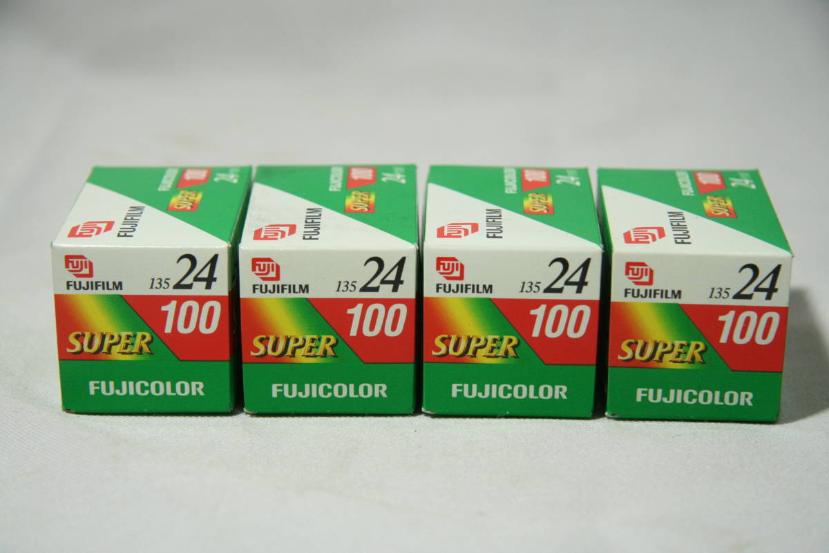 フジカラー FUJIFILM SUPER 100 24枚撮り 4本セット 期限切れ 品(フィルム)｜売買されたオークション情報、yahooの商品情報をアーカイブ公開 - オークファン ...
