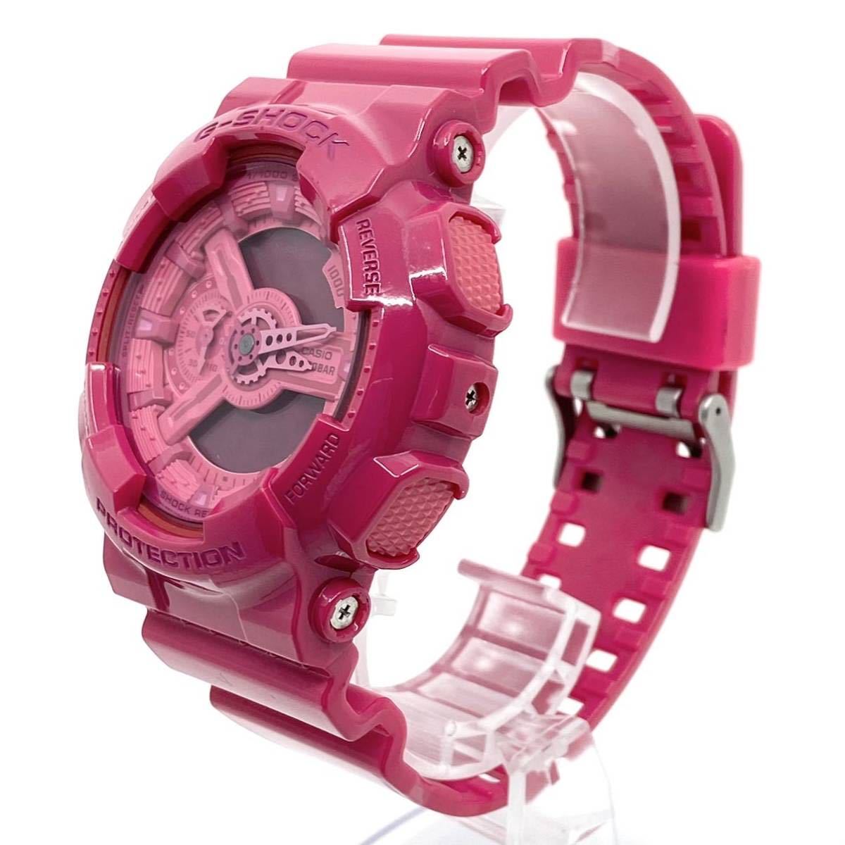 CASIO G-SHOCK Hyper Colors GA-110B ハイパーカラーズ 腕時計 アナデジ ピンク カシオ Gショック Y436 ...