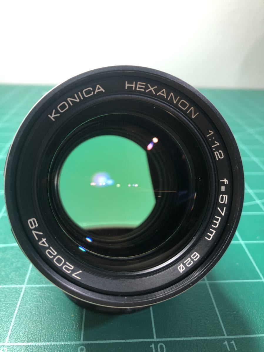 良品 KONICA HEXANON 57mm f1.2(一眼カメラ用（マニュアルフォーカス）)｜売買されたオークション情報、yahooの商品情報をアーカイブ公開 - オークファン（aucfan ...