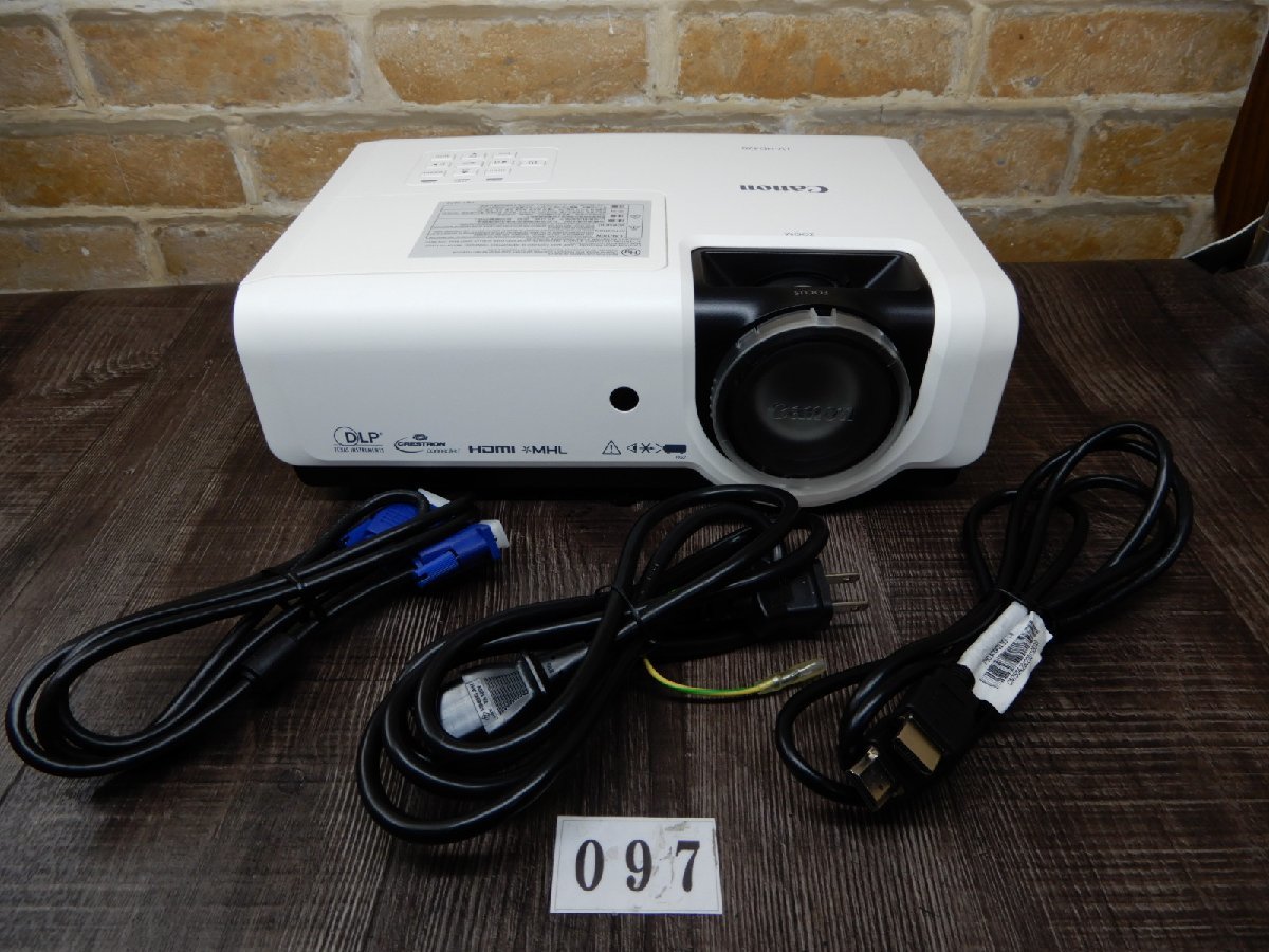 97 軽量3.4kgボディながら明るさ4200ml CANON DLP液晶プロジェクター LV-HD420(本体)｜売買されたオークション情報 ...
